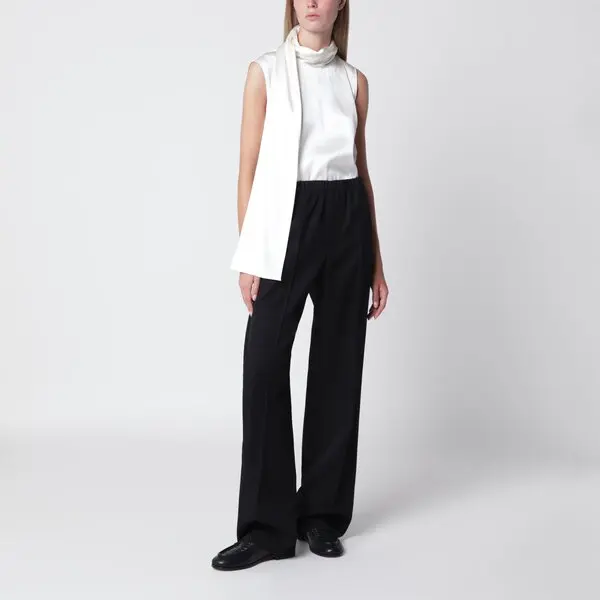 Bottega Veneta Wide-leg Wool Trousers
