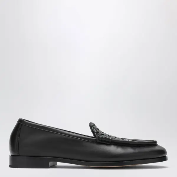 Bottega Veneta Silenzio Loafers In Lambskin Leather - Black