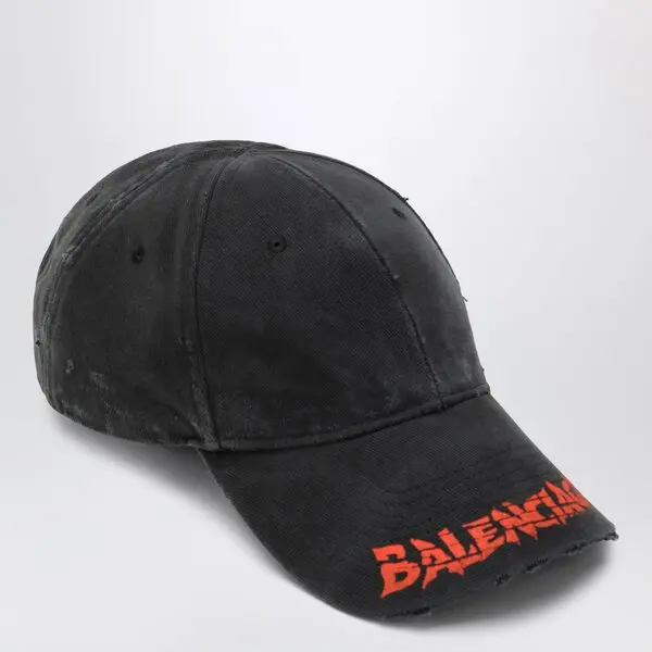 Balenciaga Cotton Drill Baseball Cap With Logo