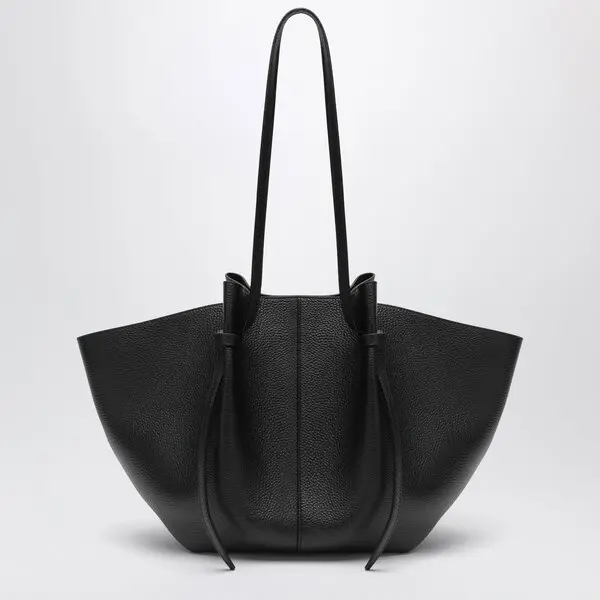 Yuzefi Mochi Leather Bag - Black