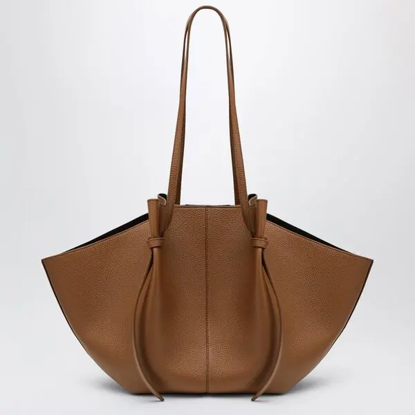 Yuzefi Mochi Leather Shoulder Bag - Brown