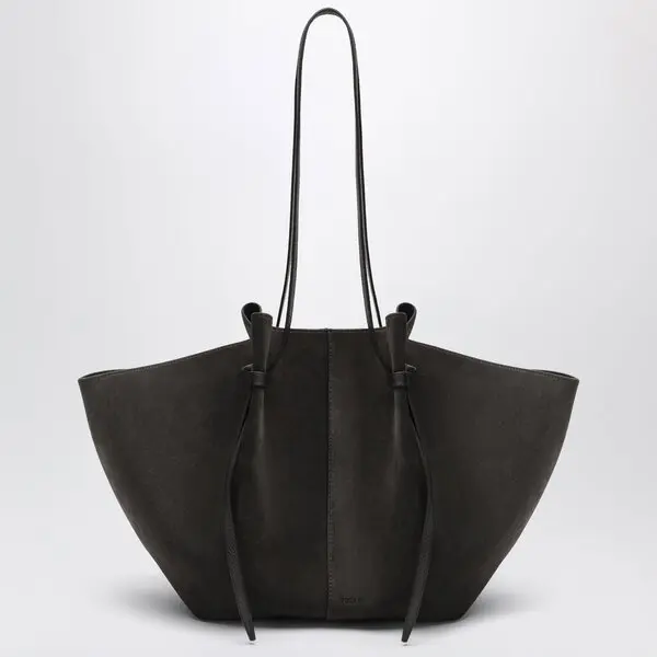 Yuzefi Mochi Bag In Suede Leather - Brown