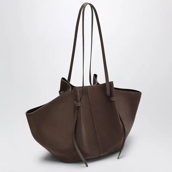 Yuzefi Large Mochi Bag In Suede Leather