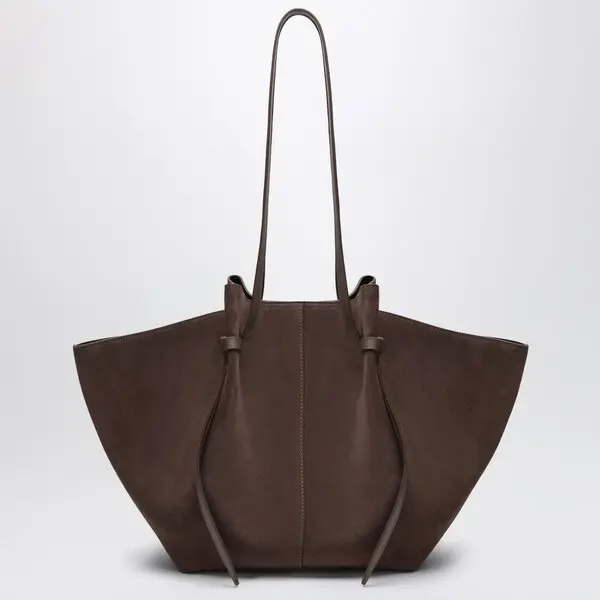Yuzefi Large Mochi Bag In Suede Leather