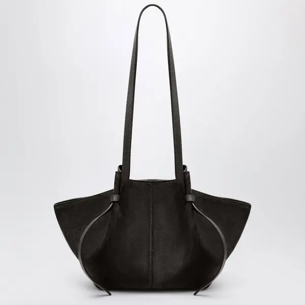 Yuzefi Mochi Bag In Suede Leather - Brown