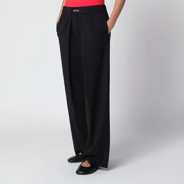 Loewe Elasticated Wool Trousers