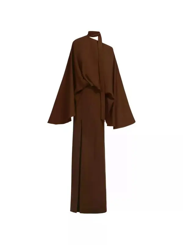 TALLER MARMO Asymmetric Draped Dress