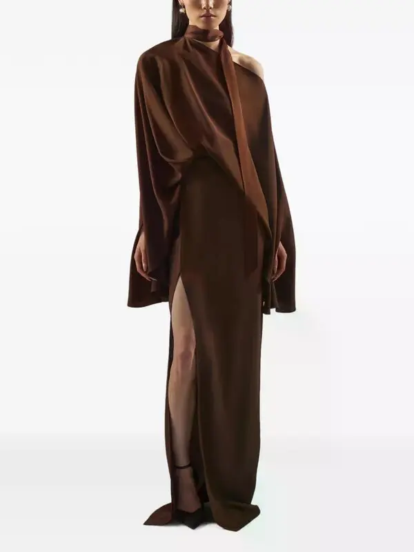 TALLER MARMO Asymmetric Draped Dress