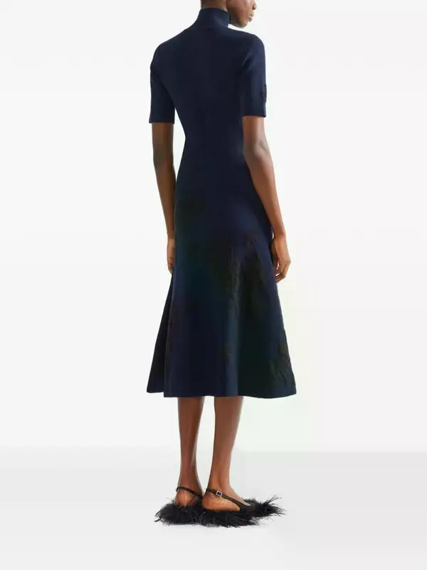 Erdem Jacquard Short Sleeve Sweater