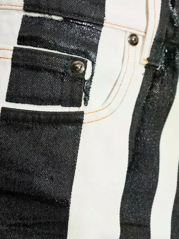 Versace Greca Print Jeans