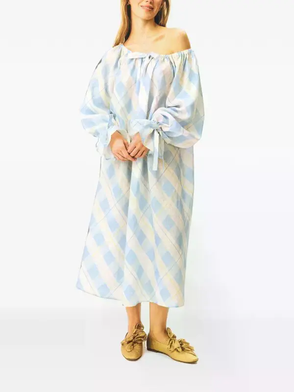 Sleeper Cha-cha Ruffled Midi Dress