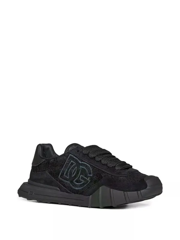 Dolce & Gabbana Lace Panel Sneakers