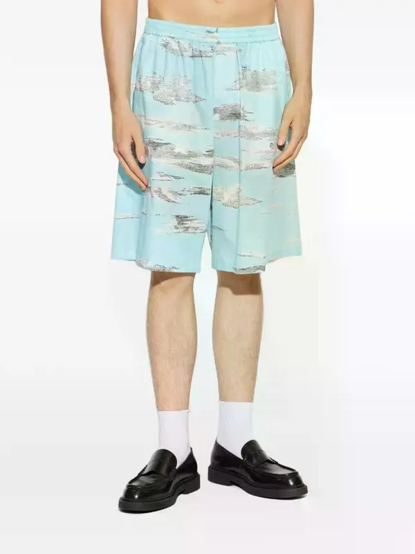 Moschino Cloud Print Shorts