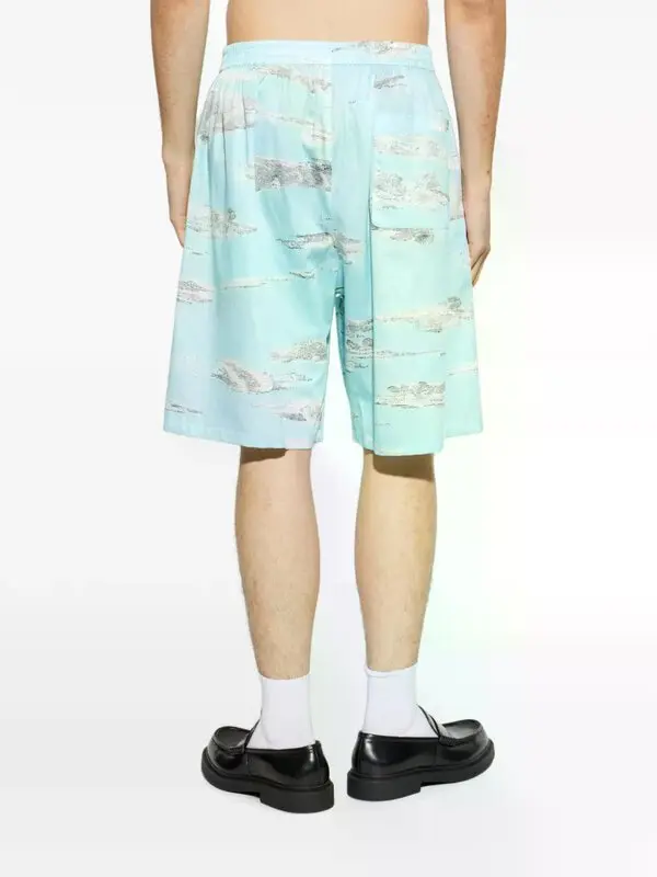 Moschino Cloud Print Shorts