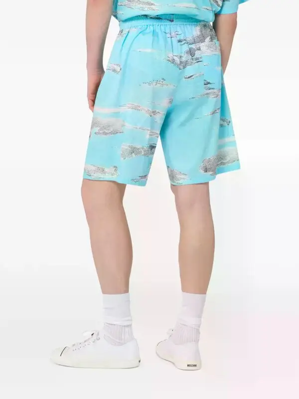 Moschino Cloud Print Shorts