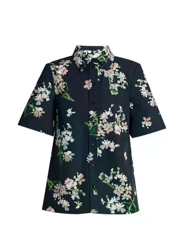 Erdem Floral Print Cotton Shirt