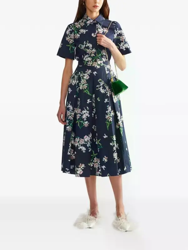 Erdem Floral Print Cotton Shirt