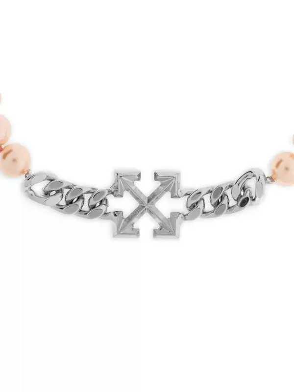 Off-White Arrows Glass-pearl Bracelet