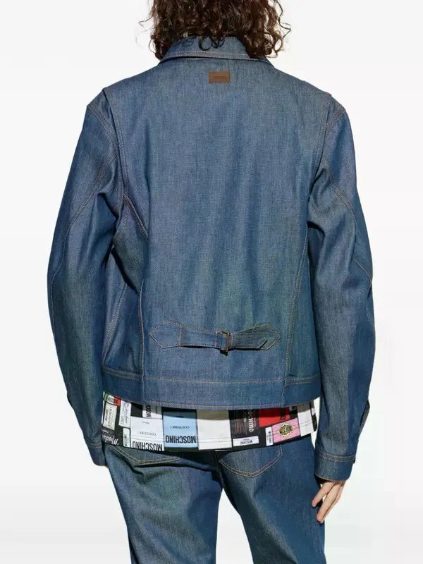 Moschino Contrast-stitch Denim Jacket