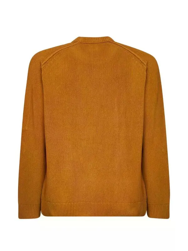 C.P. COMPANY Lens Detail Raglan-sleeve Sweater