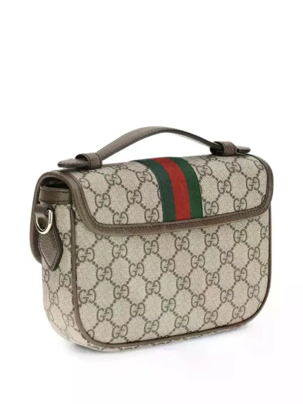 Gucci Ophidia Gg Supreme Web Stripe Cross Body Bag