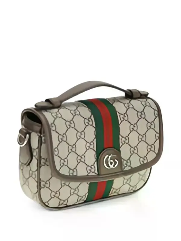 Gucci Ophidia Gg Supreme Web Stripe Cross Body Bag