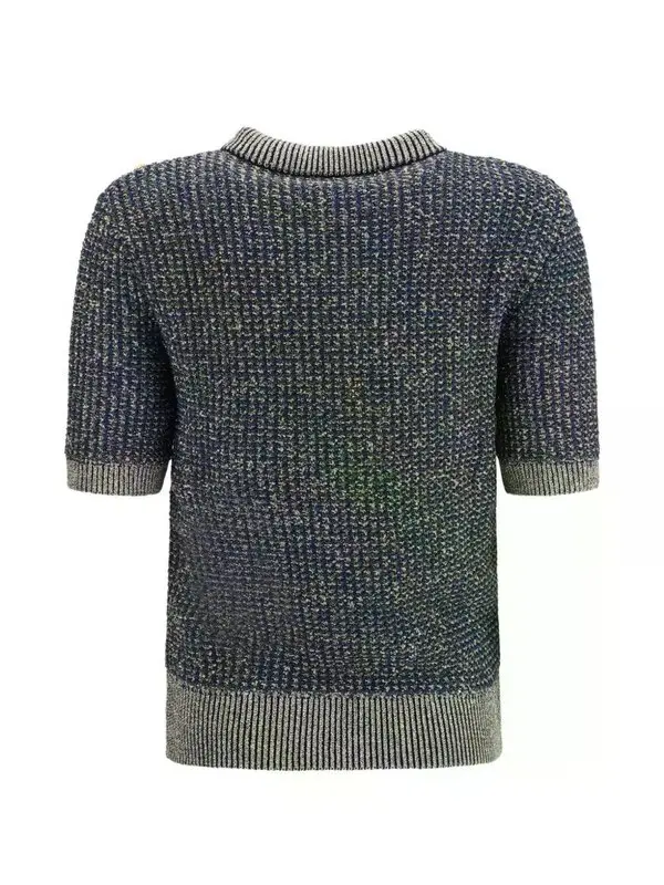 Balmain Sequin-embellished Button-detail Sweater