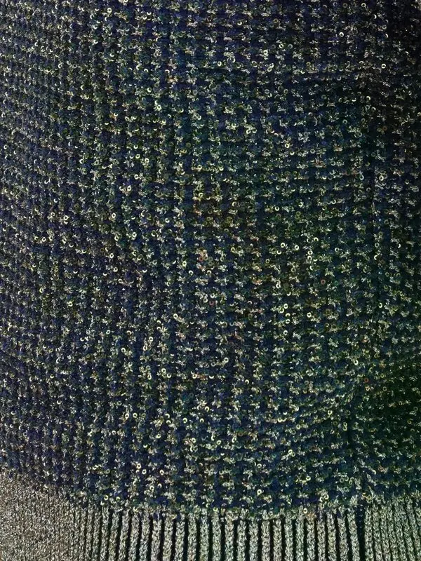 Balmain Sequin-embellished Button-detail Sweater