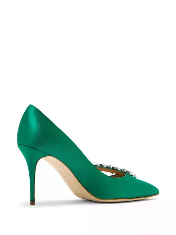 Manolo Blahnik Nadira Crystal-embellished Pumps