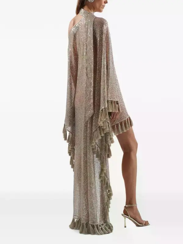TALLER MARMO Trebbia Disco Kaftan Dress - Neutrals