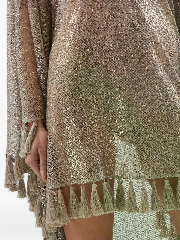 TALLER MARMO Trebbia Disco Kaftan Dress - Neutrals