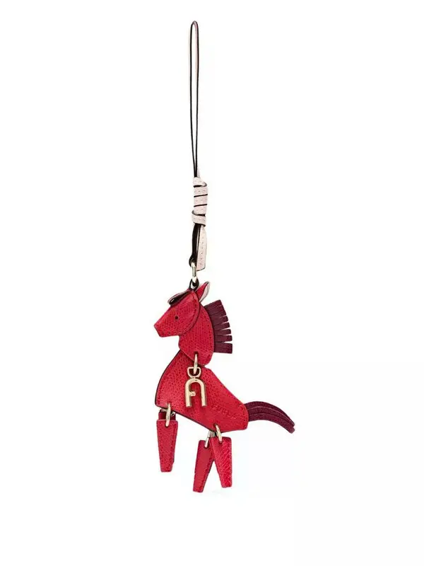 Furla Allegra Bag Charm - Red