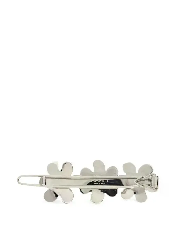 Marni Crystal Embellished Floral Hair Clip