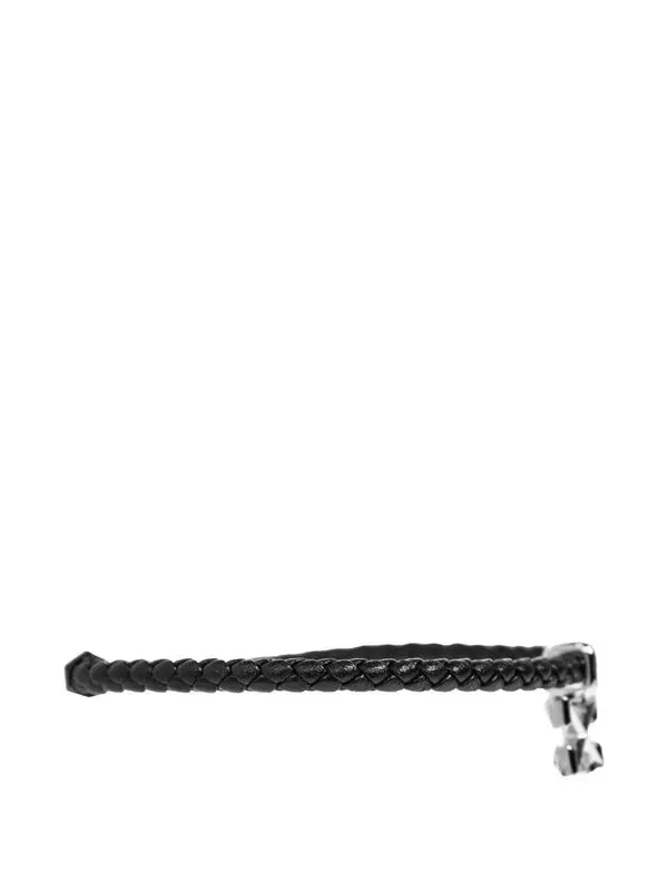 Off-White Braided Leather Arrows Bracelet