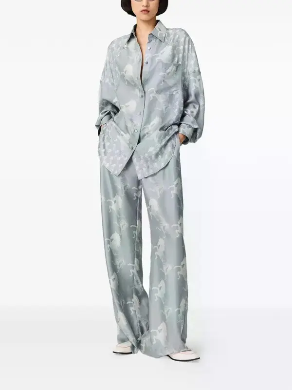 Stella McCartney Printed Silk Trousers