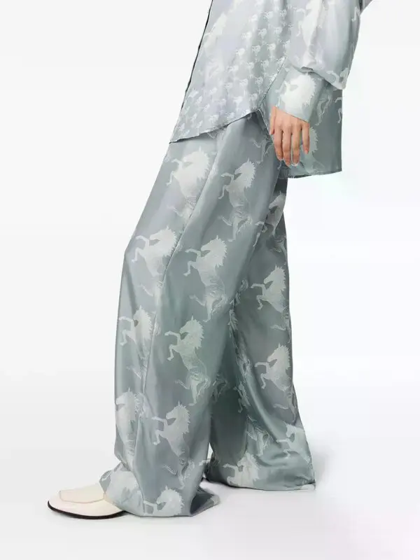 Stella McCartney Printed Silk Trousers