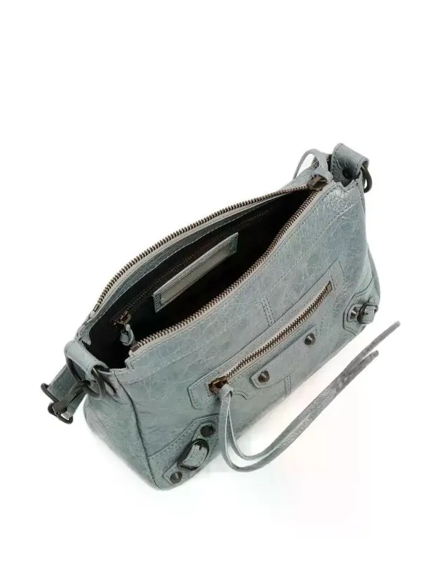 Balenciaga Mini Le City Moto Shoulder Bag
