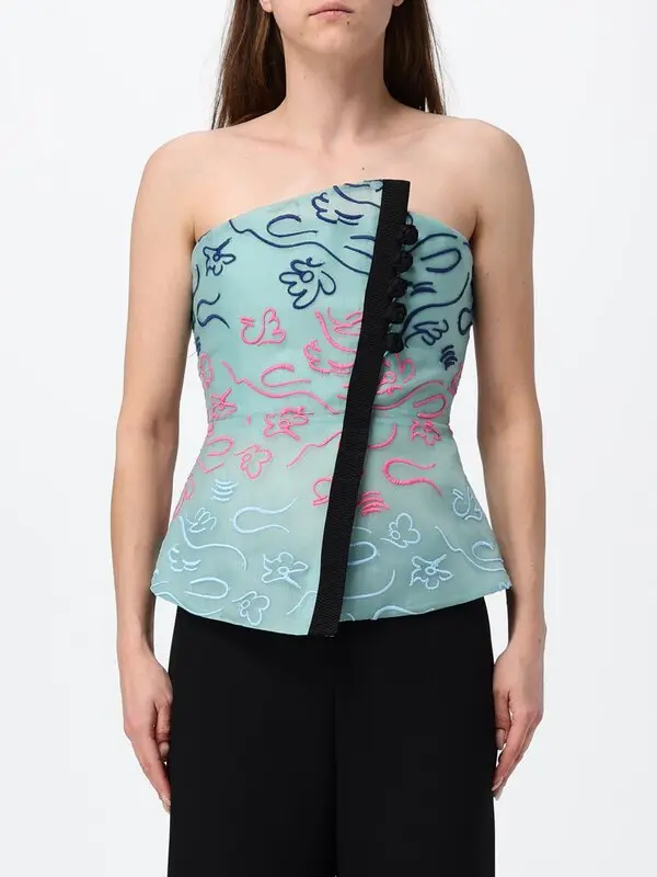 Emporio Armani Corset Top - Grey