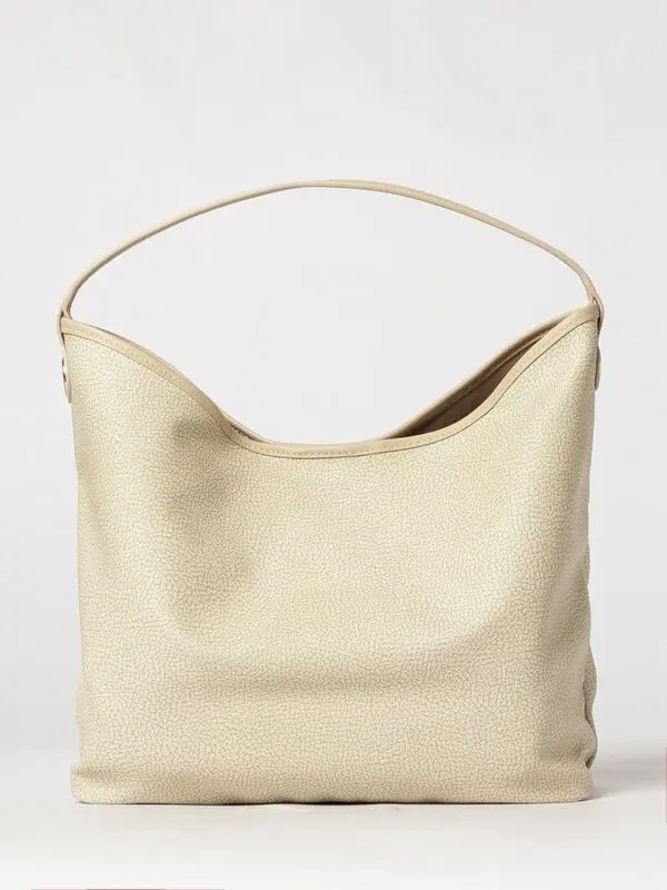 Borbonese Recycled Nylon Hobo Bag With Magnetic Closure