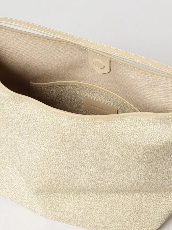 Borbonese Recycled Nylon Hobo Bag With Magnetic Closure