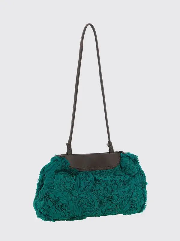 Dries Van Noten Flared Embroidered Shoulder Bag