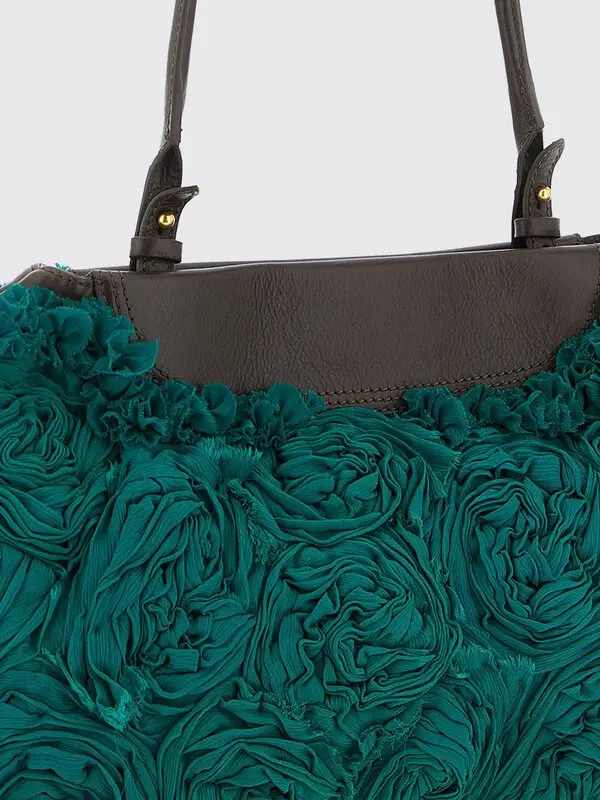 Dries Van Noten Flared Embroidered Shoulder Bag