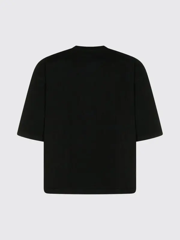 WILLY CHAVARRIA Contrasting Logo Cotton T-shirt With Dropped Shoulders