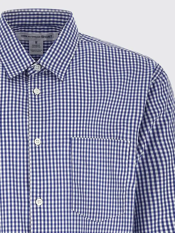 Comme Des Garçons Relaxed Fit Vichy Check Cotton Shirt