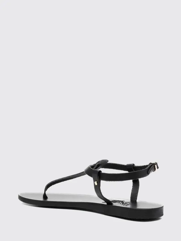 ANCIENT GREEK SANDALS Lito Leather Thong Sandals With Low Heel