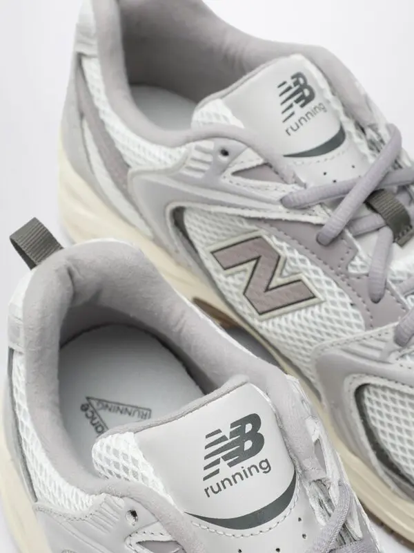 NEW BALANCE 530 Suede And Mesh Trainers With Abzorb Midsole - Grey