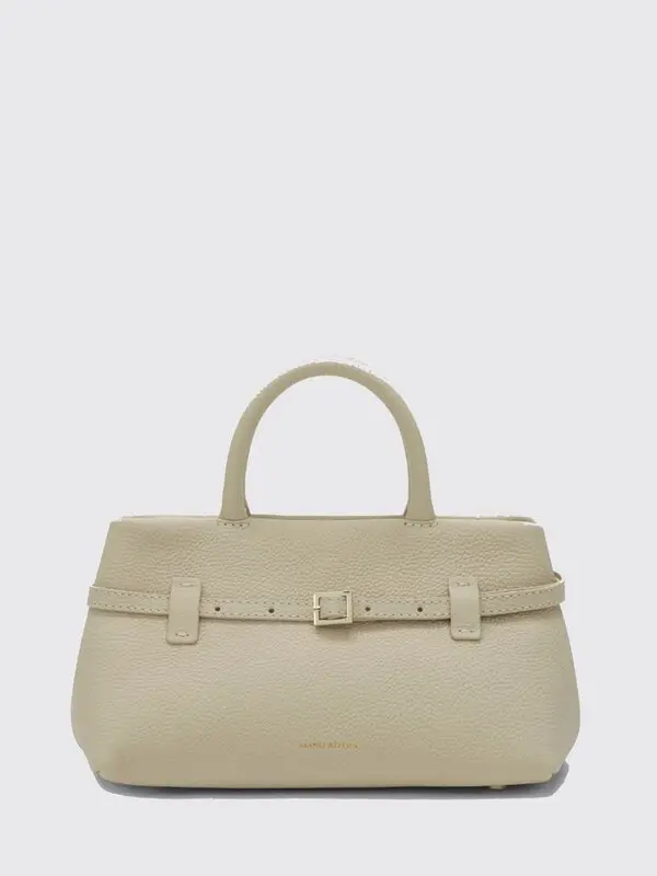 Manu Atelier Le Cambon 25 Grained Calfskin Handbag - Cream