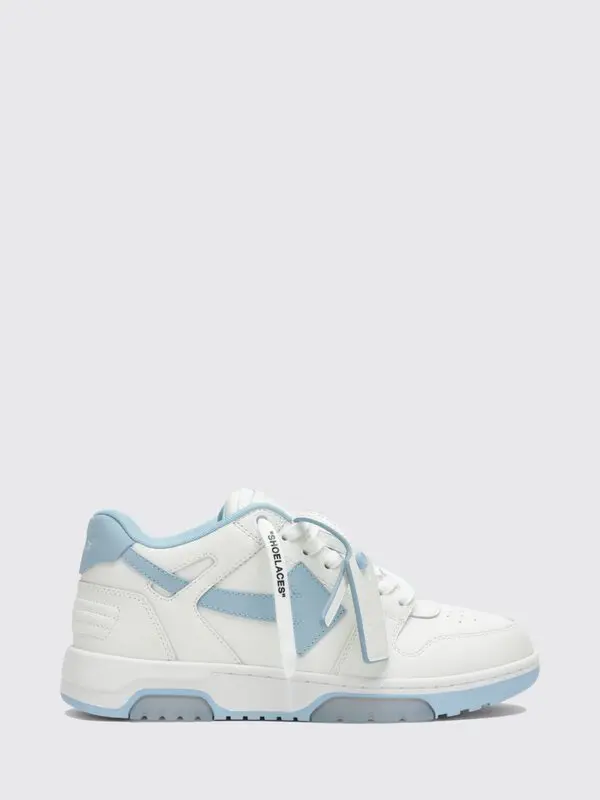 Off-White Out Of Office Low-top Calfskin Sneakers With Perforated Toe - White 1