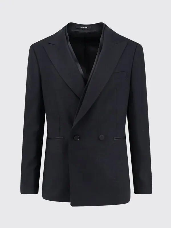 Tagliatore Silk-blend Tuxedo Jacket With Peak Lapels