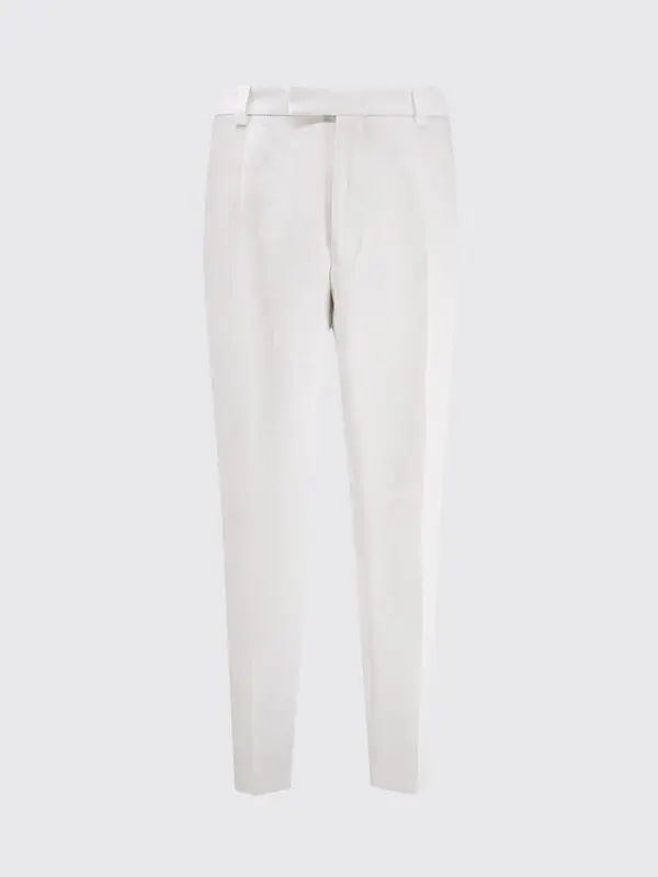 BOSS Slim Fit Tailored Trousers In 100% Linen